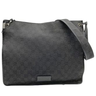 Gucci unisex, Pre-owned, Noir, Taille: ONE Size Sac Bandouli&egrave;re Vintage Pre-owned