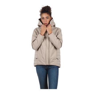 People of Shibuya Astor Sand Winterjacke mit Kapuze - - Jackets - Damen - Grau - L