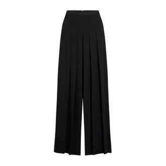 Karl Lagerfeld Pantalon pliss&eacute; - Femme - Pantalons - Noir - Taille: 38 FR