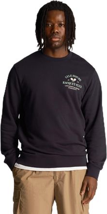 Lyle & Scott Herren Sweater Racquet Club Gra Sweatpulli Dark Navy M