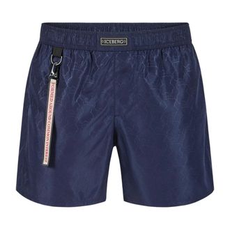 Iceberg Herren, Bademode, Blau, LGr&ouml;&szlig;e