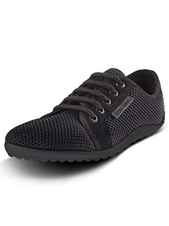 Leguano Active - La chaussure sportive pieds nus, Noir lave, 44 EU