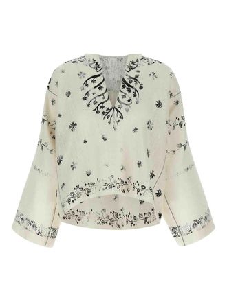 Alberta Ferretti Chemise - Blanc