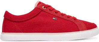 Tommy Hilfiger Sneakers aus Stoff Th Low Vulc FW0FW09390 Rot