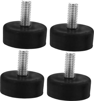 OSALADI 4stücke Verstellbare Möbel-gummifüße Schraubbar Mit Vibrationsdämpfung rutschfest Schutz Für Stuhl Tisch Beine Für Haushalt Büro Werkstatt
