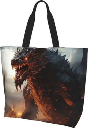 Generic Animal Sp&eacute;cial Sac Fourre-Tout D&eacute;contract&eacute; Tote Bag R&eacute;utilisable Sac A Main Femmes Pour Travail Plage Universit&eacute;