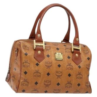 MCM Pre-owned Plastique sacs-main - Femme - Pre-owned - Brun - Taille: ONE Size