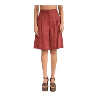 Max Mara Mstcaravan Bermuda Shorts - - Shorts - Damen - Rot - XS