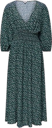 Mavi Printed Dress; Black Petal Print