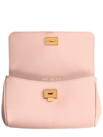 Dolce & Gabbana Womens My Sicily Bag Nude Leather Handbags Hand