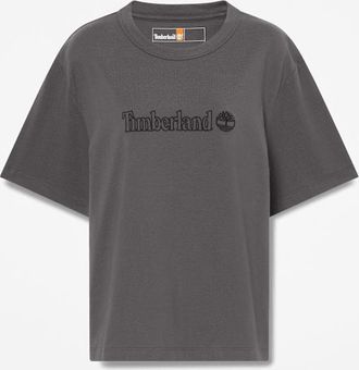 Timberland Lush Kurzarm-T-Shirt f&uuml;r Damen in Schwarz, Damen, Schwarz, Gr&ouml;&szlig;e