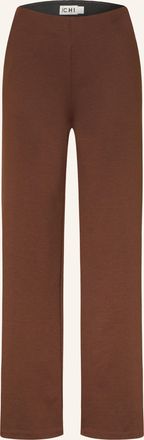 Ichi Marlenehose Aus Jersey braun
