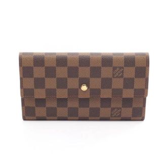 Louis Vuitton Pre-owned Long Wallet (Tri-fold) - - Pre-owned - Damen - Braun - ONE SIZE