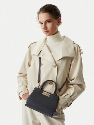Tommy Hilfiger Handtasche Tommy Hilfiger Th Modern Mini Satchel AW0AW18726 Schwarz