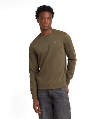 G-Star G-Star Herren Premium Core Sweatshirt, Braun (Turf D16917-C235-273), XS