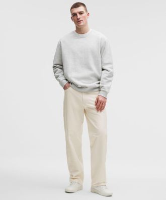 lululemon EasyFive Hose im Loose Fit mit geradem Bein f&uuml;r M&auml;nner - 81 cm - Gr&ouml;&szlig;e 29 in Light Ivory