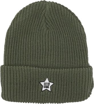 HUF Gerippte Visor Beanie Avocado M&uuml;tze - - Accessories - Herren - Gr&uuml;n - ONE SIZE