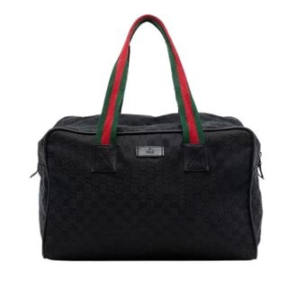 Gucci unisex, Pre-owned, Noir, Taille: ONE Size Sac de voyage Pre-owned
