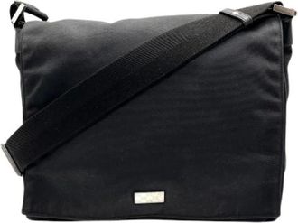 Gucci unisex, Pre-owned, Noir, Taille: ONE Size Pre-owned Nylon sacs-gucci