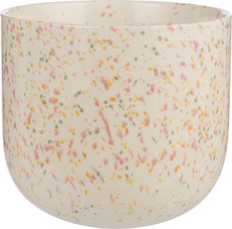 Butlers Blumentopf Spot 4er-Set Steingut Creme &Oslash; 16cm | &Uuml;bertopf f&uuml;r Kr&auml;uter & Pflanzen, Pflanzentopf f&uuml;r innen, Blumen&uuml;bertopf f&uuml;r Balkon | Dekoration Fenste