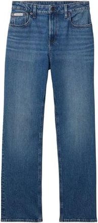 Calvin Klein Jean droit taille haute en coton m&eacute;lang&eacute;