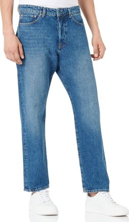 Jack & Jones Herren Jjichris Jjcooper Jos 790 Pcw Noos Hose, Blue Denim, 33W / 32L EU