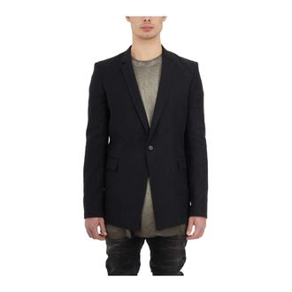 Boris Bidian Saberi Baumwoll Leinen Blazer - - Jackets - Herren - Grau - L