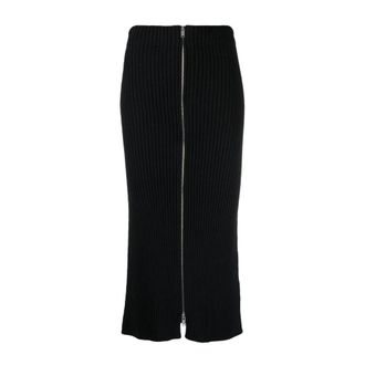 Jil Sander Knit Skirt - - Skirts - Damen - Schwarzk - S