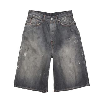 Acne Studios Homme, Shorts, Noir, Taille: XS Loose-Fit Denim Shorts