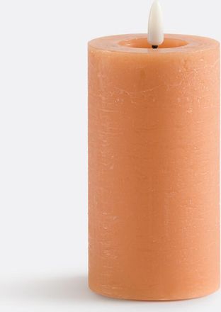 La Redoute Interieurs Bougie Led Stri&eacute;e En Cire H15 Cm Caspar