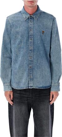 Ami Homme, Chemises, Bleu, Taille: L ADC Denim Shirt