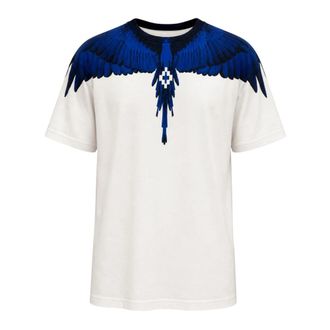 Marcelo Burlon Wings-Print T-Shirt - - Tops - Herren - Wei&szlig; - M