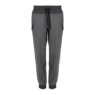 Les Hommes Pantalon de jogging fusel&eacute; en laine m&eacute;lang&eacute;e - Homme - Pantalons - Gris - Taille: 2XL