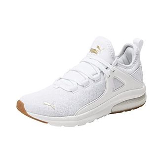 Puma Womens Electron 2.0 Sneaker, Lush White-Team Gold, 8.5 Wide