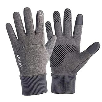 Generic Gants dhiver Chauds Gant EcranTactile Gants Chauds Tactiles Hiver Gants de Cyclisme dhiver Gants de Course &agrave; Pied Antid&eacute;rapants Gants Thermiques Chauf