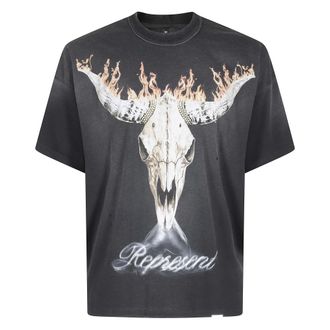 Represent Represent, Homme, Tops, Noir, Taille: L British Cowboys SS Tee