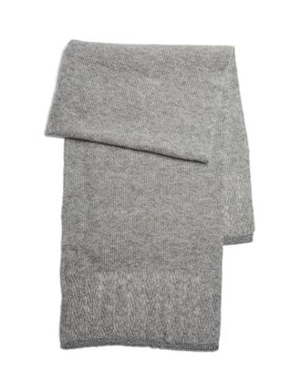 Pieces Pcnohanna Écharpe longue Lurex Bc, Gris clair mélangé/détail : lurex argenté, taille unique