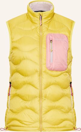 Peak Performance Daunenweste Helium Utility gelb