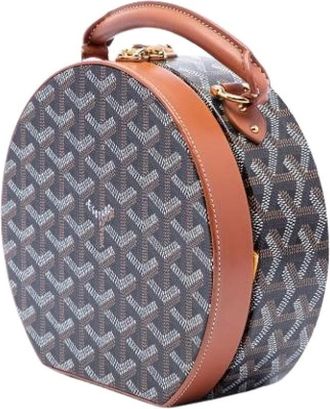 Goyard Pre-owned Alto Hatbox - Femme - Pre-owned - Brun - Taille: ONE Size