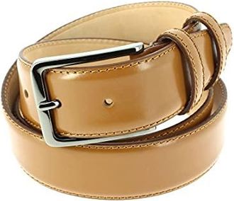 Tony & Paul Ceinture classiques. Lazio, Cuir. Marron miel - Uni - FABRIQUE EN ITALIE. M 90-105