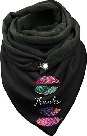 Generic &Eacute;charpe en polaire chaude avec double couture pour femme - Automne et hiver, F, Taille unique