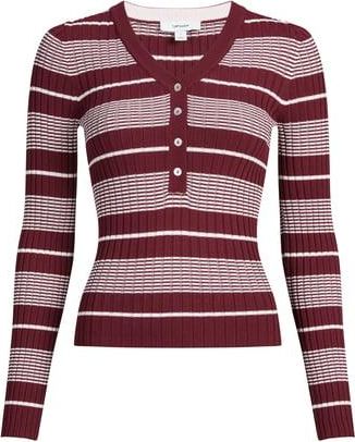 Topshop Pull &agrave; rayures col V