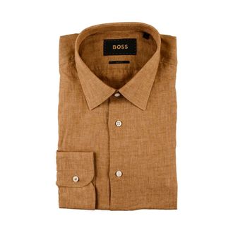 HUGO BOSS Herren, Shirts, Braun, LGr&ouml;&szlig;e