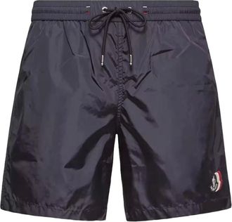 Moncler Homme, Maillots de bain, Bleu, Taille: M Short de bain