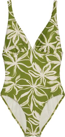 Marc O'Polo Marc OPolo Damen Badeanzug Abstract FlowerSchwimmanzug, Einteiler, Bademode