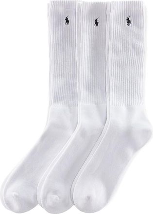 Ralph Lauren 3er Pack Tennissocken mit Pony-Stickerei in