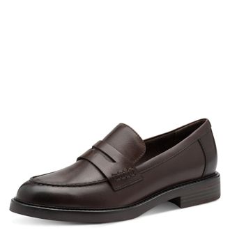 Marco Tozzi Marco Tozzi Damen Slipper aus Leder Elegant, Braun (Mocca), 36 EU