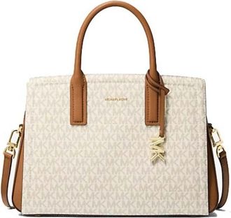 Michael Kors Laila Satchel - - Bags - Damen - Beige - ONE SIZE