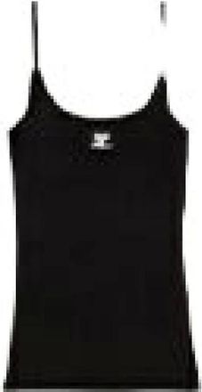 Courr&egrave;ges Femme, Tops, Noir, Taille: 40 FR Top