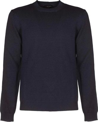 Roberto Collina pull à col rond - Bleu